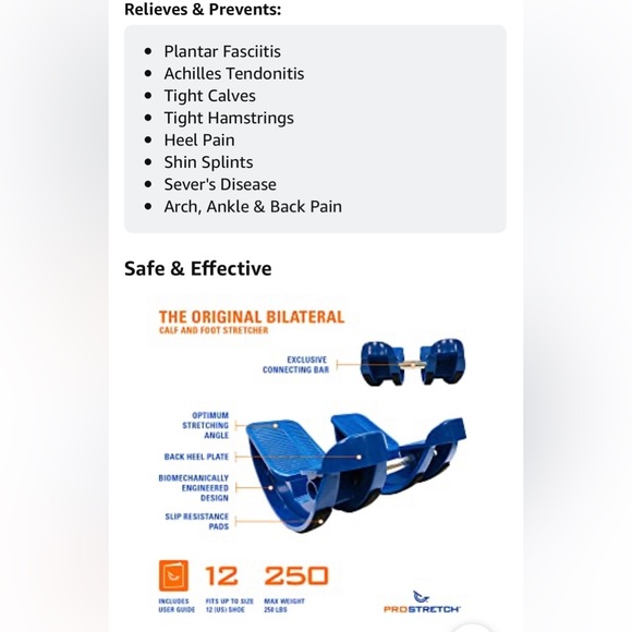 ProStretch | Other | Prostretch Double Original Calf Stretcher Foot ...
